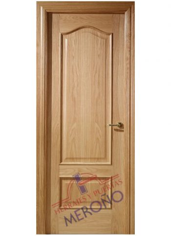 Puerta de Roble Barnizado de Interior Mod. Provenzal Con Relieve
