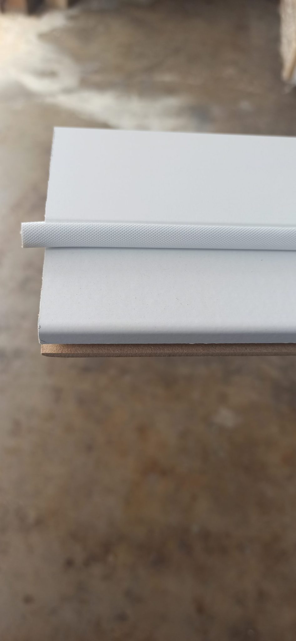 Galce con goma para puerta de interior acabado Blanco